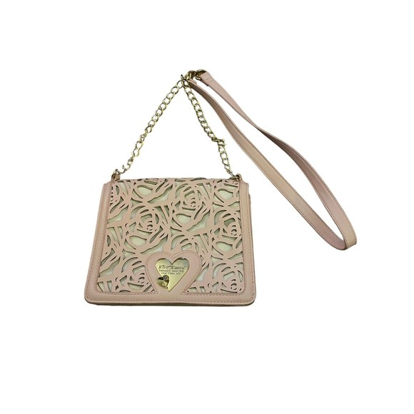 Betsey Johnson | Bags | Betsey Johnson Hand Bag Light Pink Shoulder ...